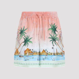 Casablanca Short en soie &eacute;th&eacute;r&eacute;e Casablanca