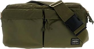 Porter-Yoshida & Co. sac porté épaule à poches multiples - Vert