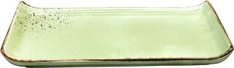 CREATABLE CreaTable, BBQ Platte 33 x 16,5 cm, Nature Collection, GREEN 22083, Steinzeug