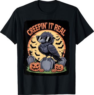 Shinkai Retro-Halloween-Rabe Creepin It Real T-Shirt