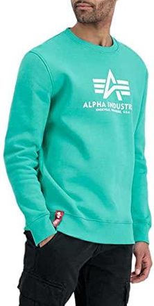 Alpha Industries Alpha Industries Basic Sweatshirt pour Homme Atomic Green