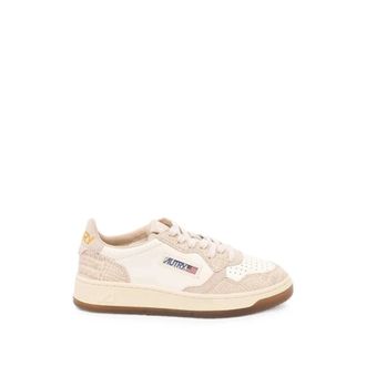 Autry Femme, Chaussures, Beige, Taille: 36 EU Medalist Low