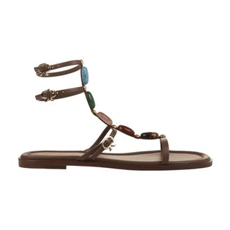 Gianvito Rossi Femme, Chaussures, Brun, Taille: 37 EU Shanti 05 Sandal