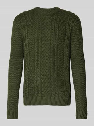 Jack & Jones Strickpullover mit gerippten Abschlüssen Modell PAUL