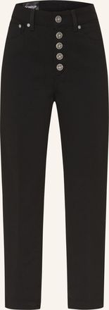 Dondup 7/8-Hose Aus Jersey Mit Schmucksteinen schwarz