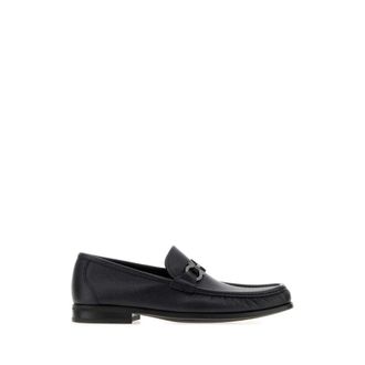 Ferragamo Homme, Chaussures, Noir, Taille: 40 EU Grandioso Mocassins