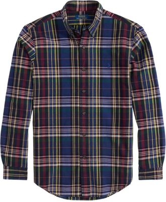 Polo Ralph Lauren Homme, Chemises, Multicolore, Taille: S Chemise Bleue en Coton pour Homme