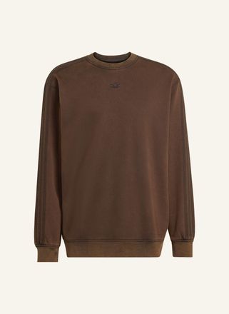 adidas Originals Adidas Originals Premium Essentials Retro Washed Sweatshirt Mit Rundhalsausschnitt braun