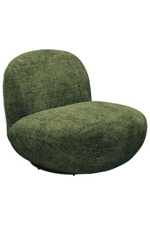 MID.YOU Mid.you Sessel, Dunkelgr&uuml;n, Textil, 85x70x99 cm, Made in EU, Sitzfl&auml;che 360&deg; drehbar, Wohnzimmer, Sessel, Sonstige Sessel