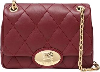 Burberry Femme, Sacs, Rouge, Taille: ONE Size Quilted Leather Chain Shoulder Bag