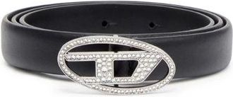 Diesel | Oval D Logo B-1Dr Strass 20 Belt - 75 CM