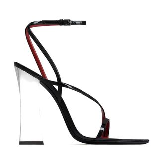 Saint Laurent Trendige Sommer Sandalen f&uuml;r Frauen - - Shoes - Damen - Schwarzk - 38 1/2 EU