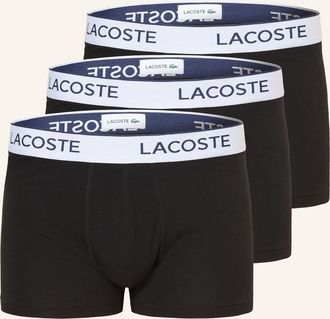 Lacoste 3er-Pack Boxershorts schwarz