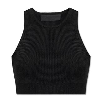 Fear of God Femme, Tops, Noir, Taille: 40 FR Top c&ocirc;tel&eacute;