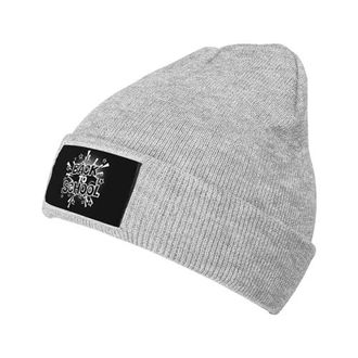 Generic Bienvenue &Agrave; L&Eacute;cole Homme Femme Bonnets Tricot&eacute; Coupe-Vent Bonnet De Trawler L&eacute;ger Watch Cap pour Randonn&eacute;e Course &Agrave; Pied Cyclisme