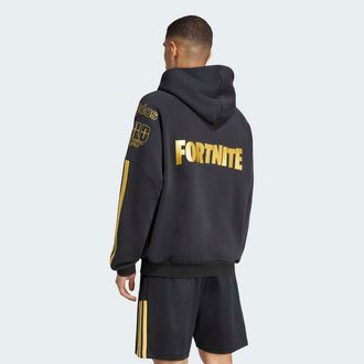 adidas Kapuzensweatshirt ADIDAS X FORTNITE TIRO HOODIE mit Rei&szlig;verschluss, aus Baumwolle und Polyester, in normaler L&auml;nge