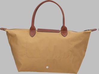Longchamp Womens Handbag Le Pliage One Beige Polyamide Handbags Hand Bags