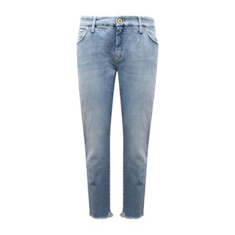 Cycle Bleached Destroyed Skinny Ankle Hosen - - Jeans - Damen - Blau - W27