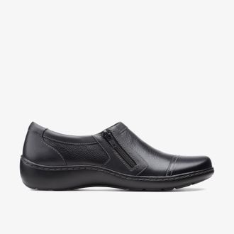 Clarks Cora Giny Schwarze Gepolsterte Schuhe