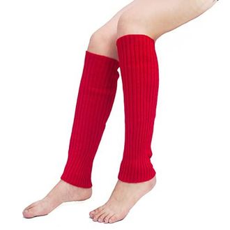 Generic Jambi&egrave;res c&ocirc;tel&eacute;es pour chaussures de ski Eightys Sports Yoga, rouge, taille unique