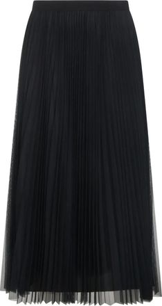 Fabiana Filippi midi pleated skirt - Blau