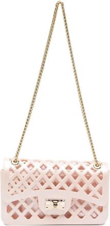 Marc Ellis Femme, Sacs, Rose, Taille: ONE Size Sac bandouli&egrave;re plat fa&ccedil;on panier