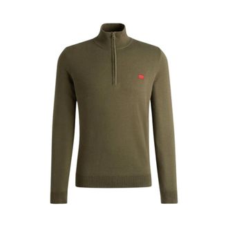 HUGO BOSS Rollkragenpullover - - Knitwear - Herren - Gr&uuml;n - L