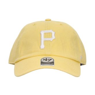 47 Brand Homme, Accessoires, Jaune, Taille: ONE Size Clean Up Pitpir Curved Visor Cap
