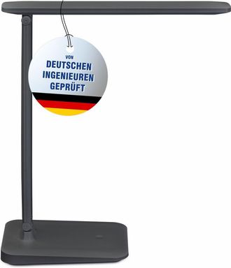 Maul Akku Tischleuchte dimmbar MAULsally | Tischlampe kabellos mit austauschbarem Akku | Tischlampe aufladbar bis zu 3,5h Beleuchtung | Lampe LED f&uuml;r Schre