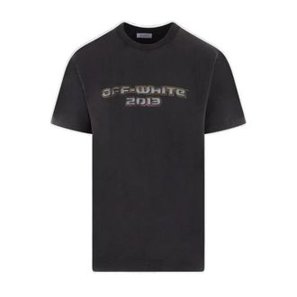Off-white Caravaggio Grafik Baumwoll-T-Shirt - - Tops - Herren - Schwarzk - S