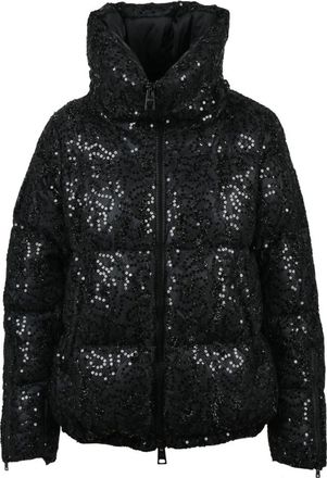 Herno Femme, Vestes, Noir, Taille: 42 FR Veste en dentelle