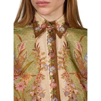 Zimmermann Chemise ample Indra en soie