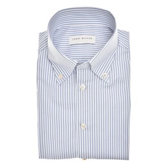 John Miller Homme, Chemises, Multicolore, Taille: XL Overhemd Slim Fit