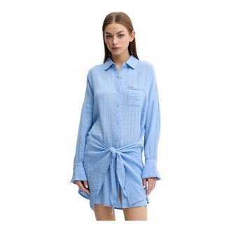 Melissa Odabash Sara Dress - Femme - Robes - Bleu - Taille: 44 FR