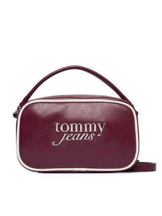 Tommy Jeans Handtasche Tjw Bold Script Camera Bag AW0AW19053 Dunkelrot