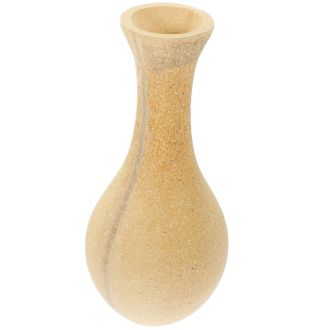 BESPORTBLE Handgefertigte Holzvase Unfinished zum Bemalen Schmale Blumenvase f&uuml;r Dekoration und DIY blumenarrangements Nat&uuml;rliche Vintage Holzblumenvase f&uuml;r Wohn