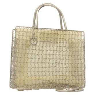 Ferragamo Pre-owned Metall handtaschen - - Pre-owned - Damen - Grau - ONE SIZE
