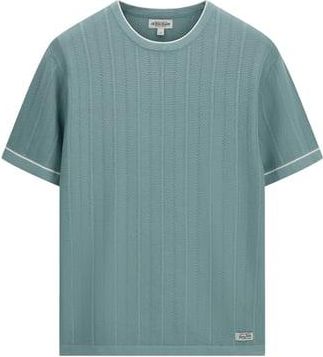 Guess T-shirt manches courtes en coton m&eacute;lang&eacute;