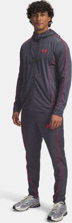 Under Armour Tracksuit Herren Castlerock / Racer Rot / Racer Rot XXL