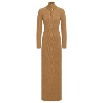 Elisabetta Franchi Strickkleider - - Dresses - Damen - Beige - S
