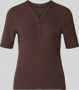OPUS Slim Fit T-Shirt aus Viskose-Mix Modell Sanez