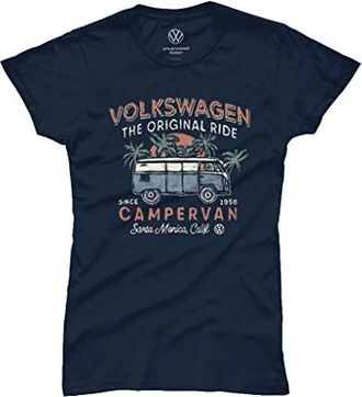 Volkswagen The Original Ride Campervan Womens T-Shirt