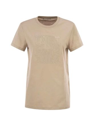 Max Mara T-shirt jeunesse avec broderie monogramme