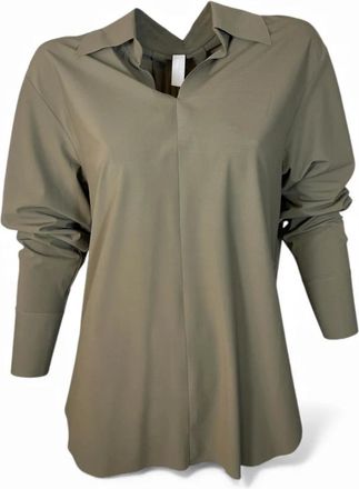 JapanTKY Japan Tky, Femme, Blouses et Chemises, Vert, Taille: 40 FR Chemisier Stretch Infroissable Usumi