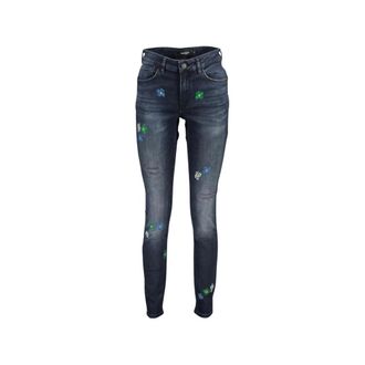 Desigual Floral Skinny Jeans - - Jeans - Damen - Blau - 3XS