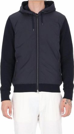 Herno Homme, Vestes, Bleu, Taille: XL Giubbino Bomber Bimateriale