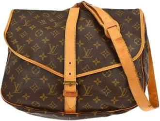 Louis Vuitton unisex, Pre-owned, Brun, Taille: ONE Size Sac &agrave; main Saumur Pre-owned