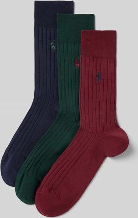 Ralph Lauren Socken aus Baumwoll-Mix im 3er-Pack