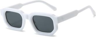 Generic Lunettes De Soleil Sport For Hommes, D&eacute;coratives For Femmes, For Les Vacances En Plein Air(White)