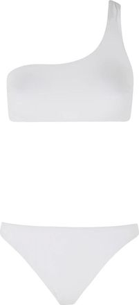Federica Tosi Femme, Maillots de bain, Blanc, Taille: 40 FR Bikini Monospalla Nodo